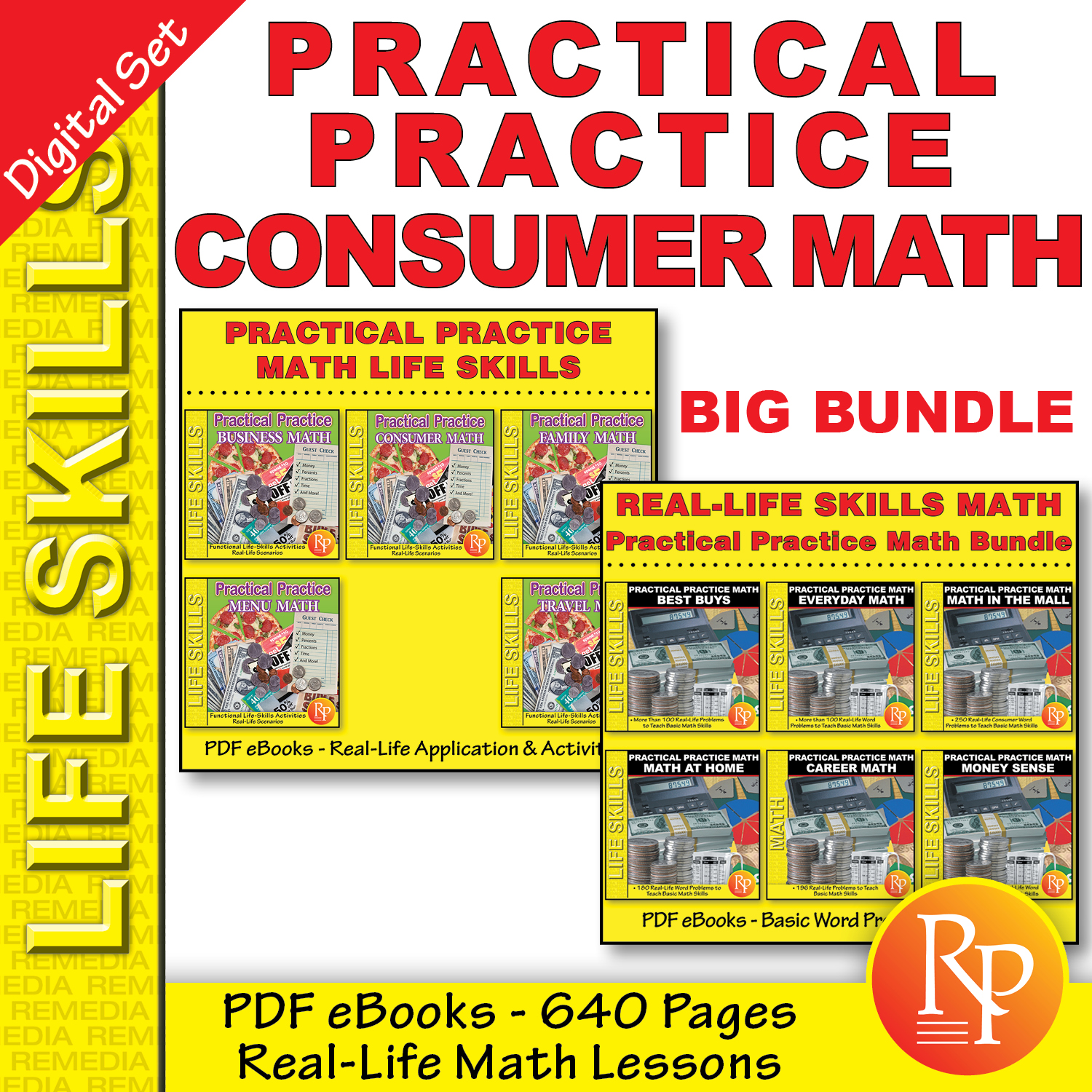 Practical Practice BIG SET: Consumer Math - Life Skills - Word Problems